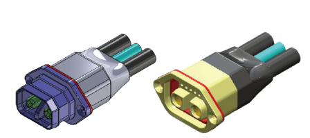 Power and signal combined waterproof battery connector, e-mobility ...