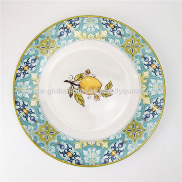 China Fruit design ceramic porcelain dinnerware dinner plate set with ...
