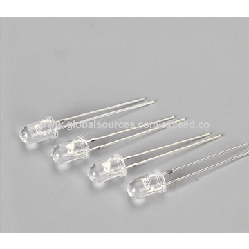 China Through Hole Type 3mm 5mm round ir LED 760 nm DIP package ...