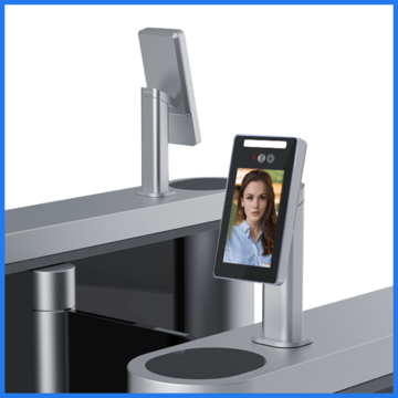China 7 inch gate type face recognition access control machine ...