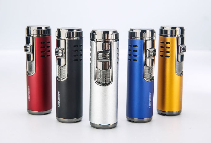 China Honest Four jet flame cigar lighter on Global Sources