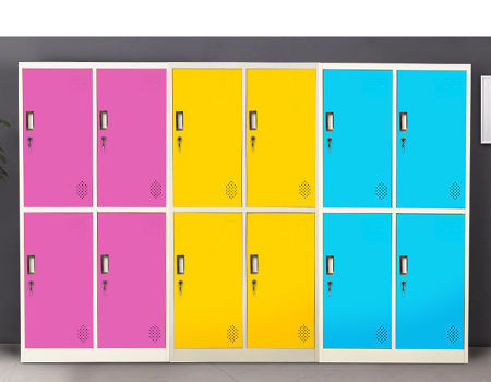 Cold Rolled Steel 4 Door Storage Locker Powder Colded Steel Locker, 4 ...