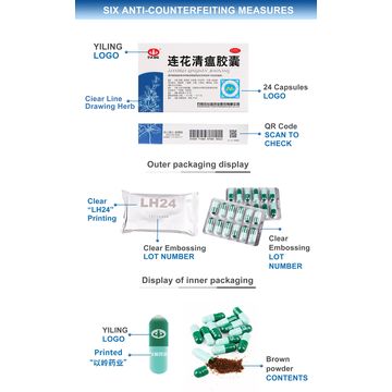 China Chinese Medicine, YILING Lianhuaqingwen jiaonang Capsule, Cold ...