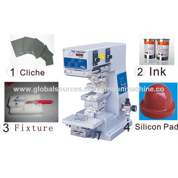 China Open inkwell Pad Printing Machine,1 color on Global Sources ...