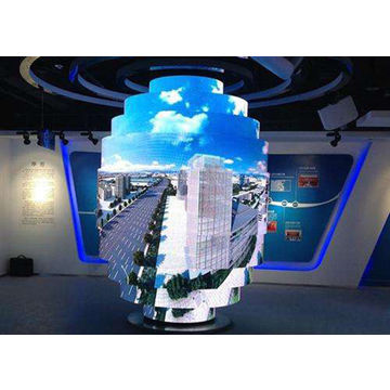 China Ultra-thin Super Light HD P4 Flexible Soft LED Display foldable ...