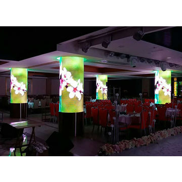 China Ultra-thin Super Light HD P4 Flexible Soft LED Display foldable ...