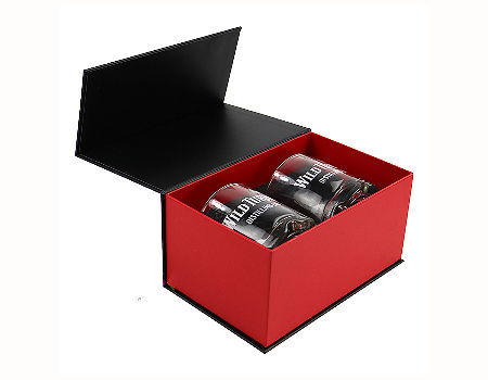 China Carton Black Rigid Flat Luxury Magnetic Folding Storage display ...