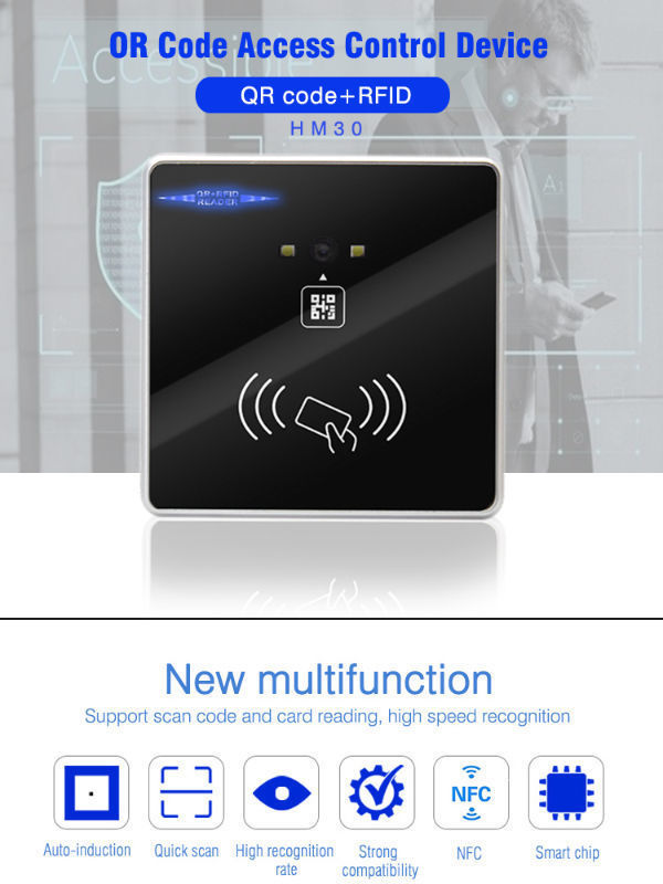 Door Controller 2D Qr Code Auto Scanner+ RFID IC Barcode Kiosk Hm30-IC ...