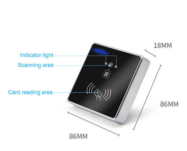Door Controller 2D Qr Code Auto Scanner+ RFID IC Barcode Kiosk Hm30-IC ...