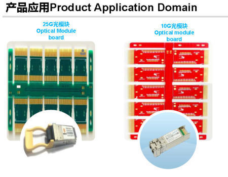 China 10G Optical Module board,2Layer hard gold connector pcb on Global ...