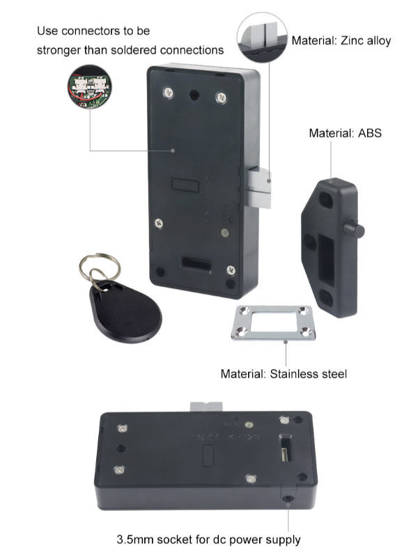 Intelligent Hidden RFID Bluetooth Cabinet Lock for Office, RFID ...