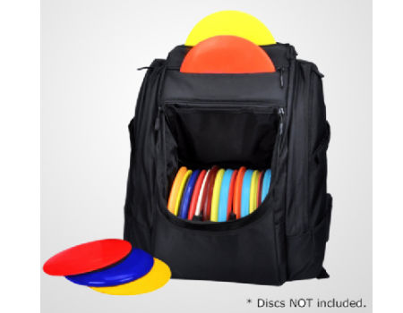 Luxury Frisbee Disc Golf Bag Backpack - Black With 25-30 Discs Capacity ...