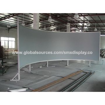 China Cylindrical 180 degrees multi projection display screen system ...