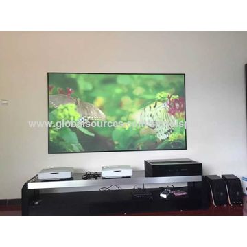 China Edgeless Frame Screen, Ambient Light Black Diamond Projection ...
