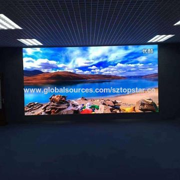China LED indoor full-color display, spliced display in the conference ...