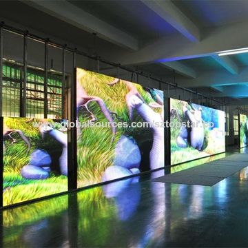 China Indoor P2 fixed LED Display corner LED Screen Billboard LED panel ...