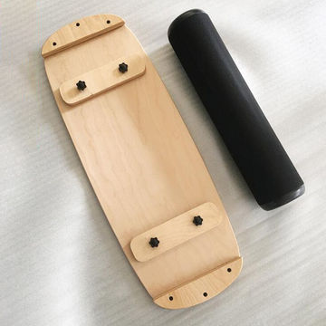 China Hot Sale Customized One Wheel Fitness Wood Balance Board on ...