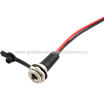 China DC Power Supply Female Panel Mount Connector Cable on Global ...