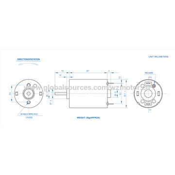 China 7.4V High Speed Micro DC motor for Electric shavers on Global ...