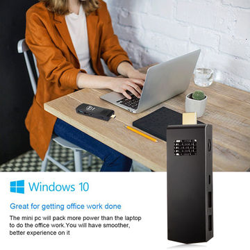 China Mini PC Stick T5 Cherry Trail Z8350 Computer Win 10 pro home ...