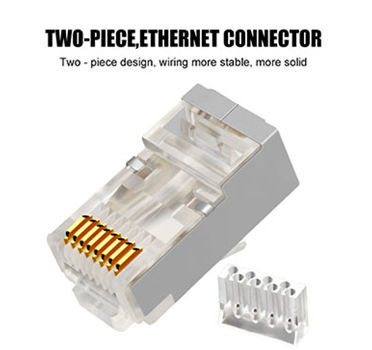 China FTP SFTP Shielded gold plated 3U rj45 cat6 connector keystone ...
