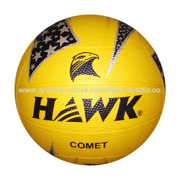India Comet Orange Netball, Rubber Moulded, Official Size & Weight on ...