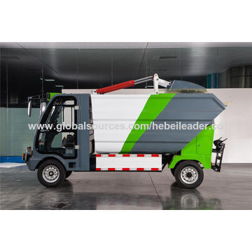 China Battery Powered Automatic Trash Bin Washing Truck/Garbage trucks ...