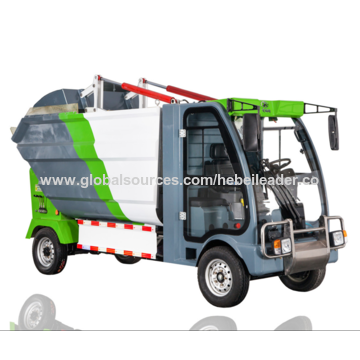 China Battery Powered Automatic Trash Bin Washing Truck/Garbage trucks ...