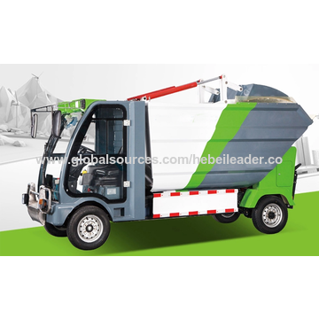 China Battery Powered Automatic Trash Bin Washing Truck/Garbage trucks ...