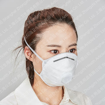 China ZH3081V Folding Cup Shape Filter FFP3 FFP2 3ply Face Mask Respirator Dust Mask CE EN149 ...