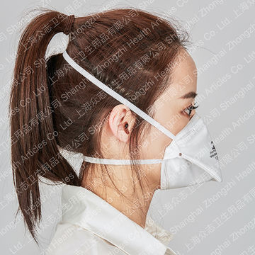 China ZH3071 Folding Duck Billed Filter FFP2 FFP1 4 ply Face Mask Respirator without Valve CE ...