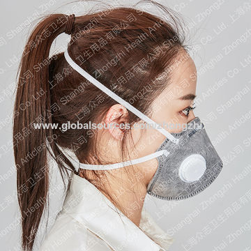 China ZH4361V Folding Active Carbon Filter FFP3 FFP2 FFP1 4 ply Face ...