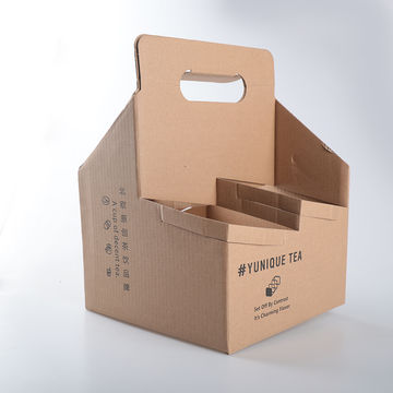 China Disposable 8oz Paper Cup Holder Tray Carrier Drink Carriers with ...