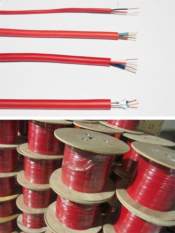 All types 2/3/4 core fire alarm resistant cable, alarm cable copper ...