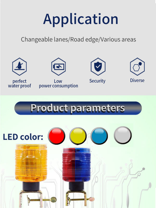 Wholesale high quality 360 degrees traffic safety construction solar ...