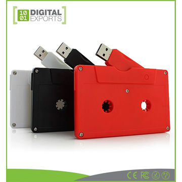 China Retro Cassette tape Flash Drive, swivels out of sight, comes with ...