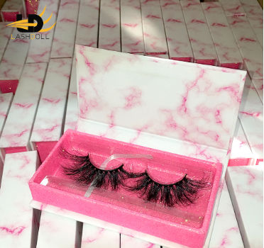 China NEW marble Eyelash Packaging Box wholesale Lash Box Packaging ...