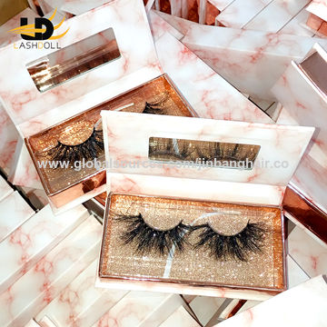 China NEW marble Eyelash Packaging Box wholesale Lash Box Packaging ...