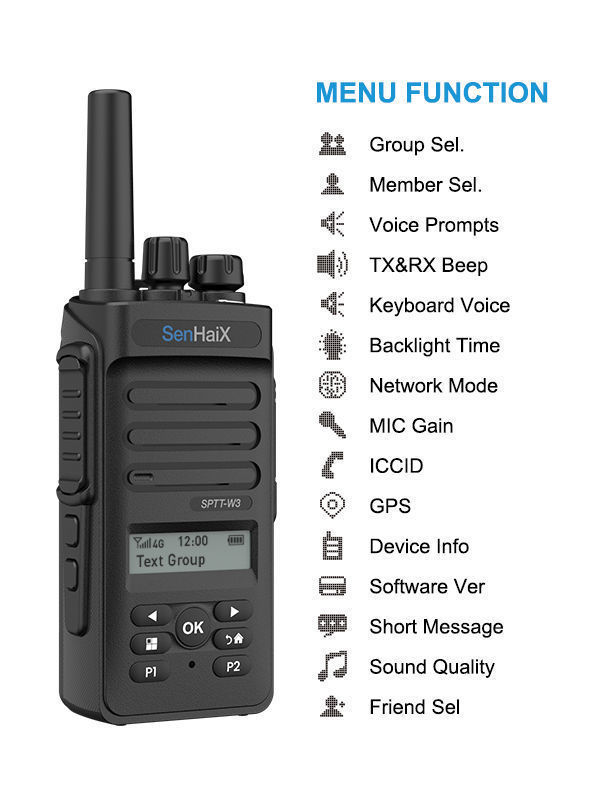 China Sim card radio in walkie talkies 4g network two way radio nation ...