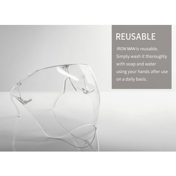 China New Fashion acrylic face screen shield caretas faciales face ...