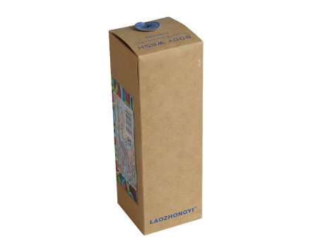 China Factory Custom Kraft Paper Box Body Wash Display Packaging Paper ...