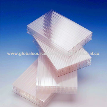 China Sunshine Polycarbonate Sunshade Roof Sheet Hollow PC Board on ...