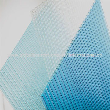 China Sunshine Polycarbonate Sunshade Roof Sheet Hollow PC Board on ...