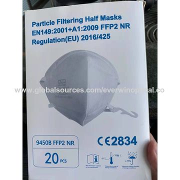 China FFP2 NR Particle Filtering Half Mask, meet standard EN149:2001, Have Stock, also can OEM ...