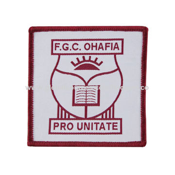 China Embroidered school uniform shirt badge on Global Sources,School ...