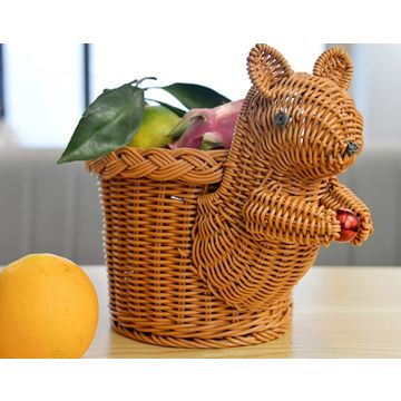 China Supermarket Home Household Plastic Rattan Bread Basket,Creative ...