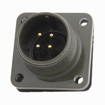 China MS3106A14S-2S Aerospace 4 Pin Military Series Plug Power ...