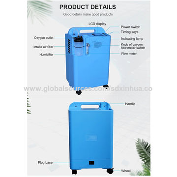 China Manufacture 5L Oxygen Concentrator Clinic Oxygen Equipment on ...