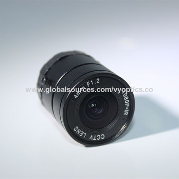 China CS mount 4mm F1.2 CCTV lens on Global Sources,CCTV lens,cctv ...