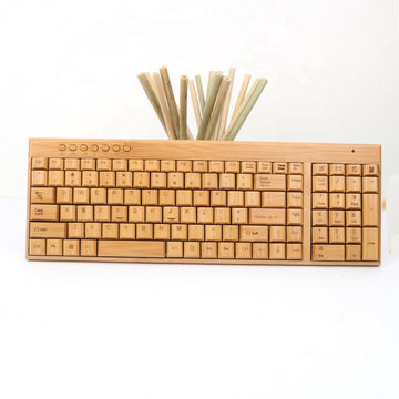China Custom LOGO Bamboo Wooden Laptop Eco-friendly Wireless USB ...